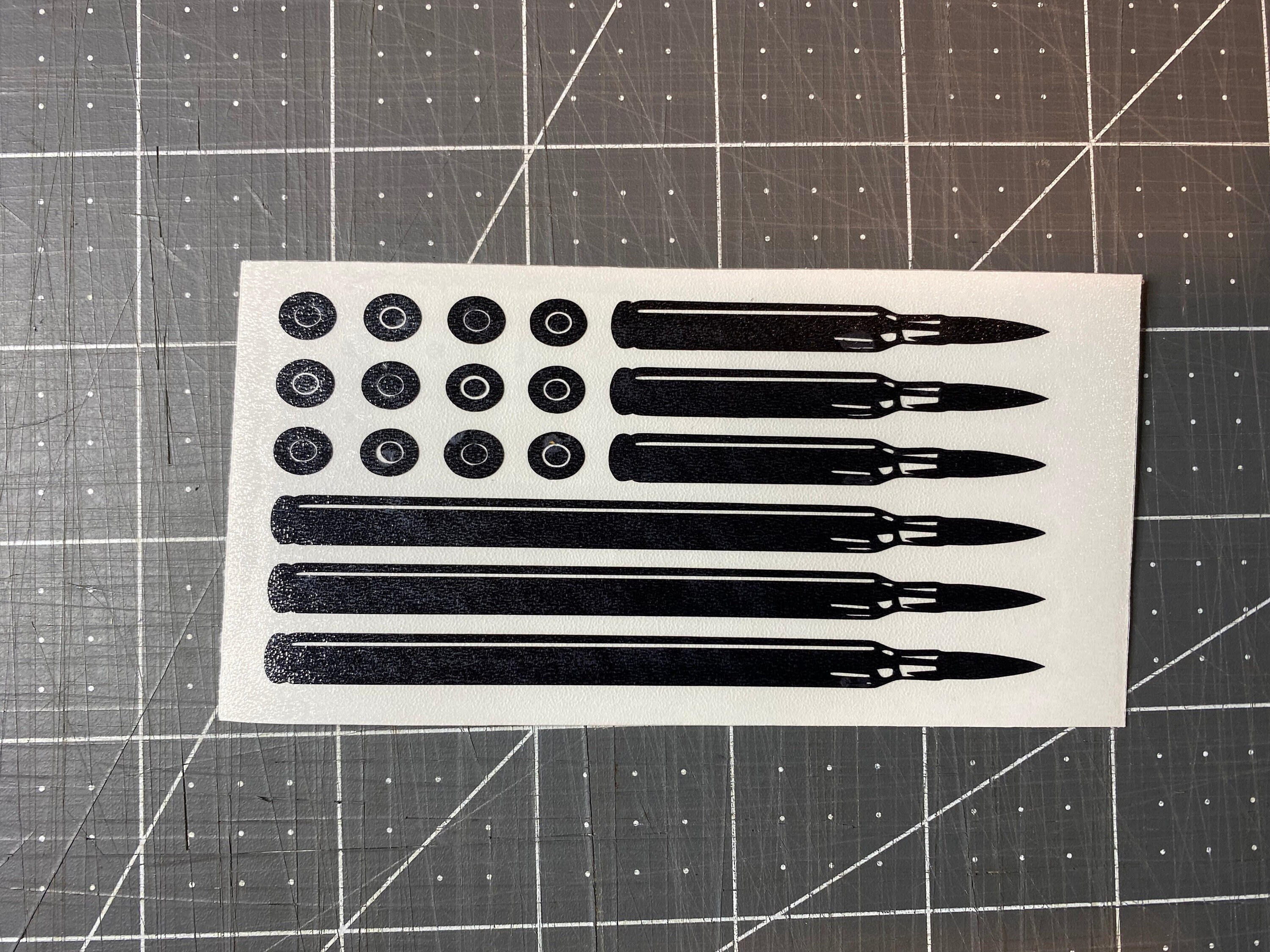 Electronics & Accessories Multiple Sizes 30 Bullet American Flag 2A ...