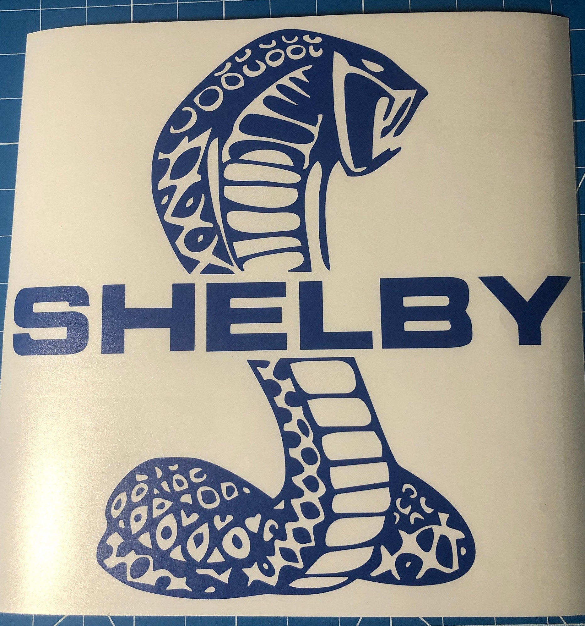 Shelby Cobra Vinyl Decal | Etsy