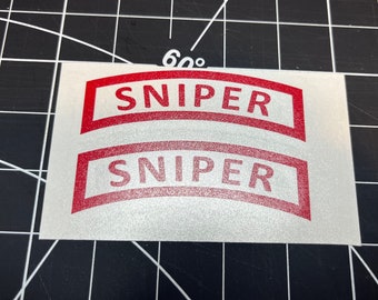 Sniper Tab Decal - Etsy