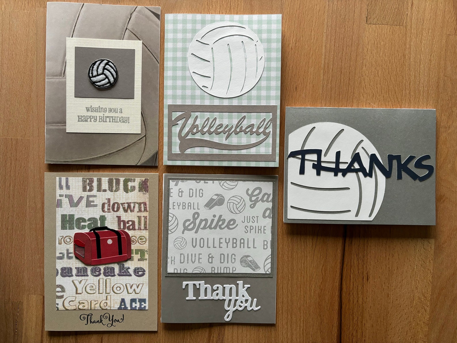 5 Volleyball Variety Card Pack, Variety Sports Card Set, Includes 5 ...