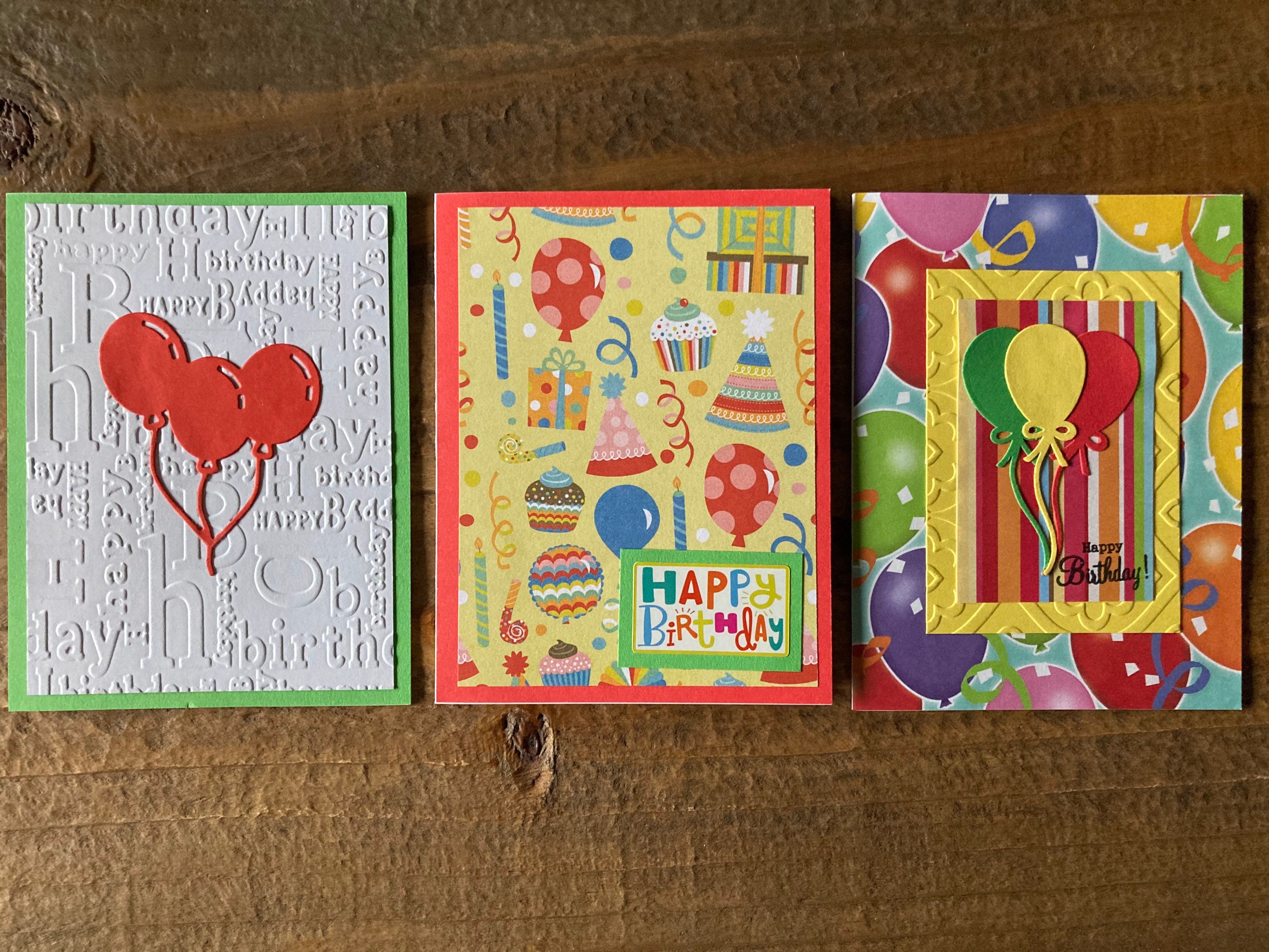 10 Cards Birthday Pack Variety Birthday Card Set Includes 10 - Etsy