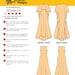 Long Cape Back Sewing Pattern for Women /floor Length / Neckline Round ...