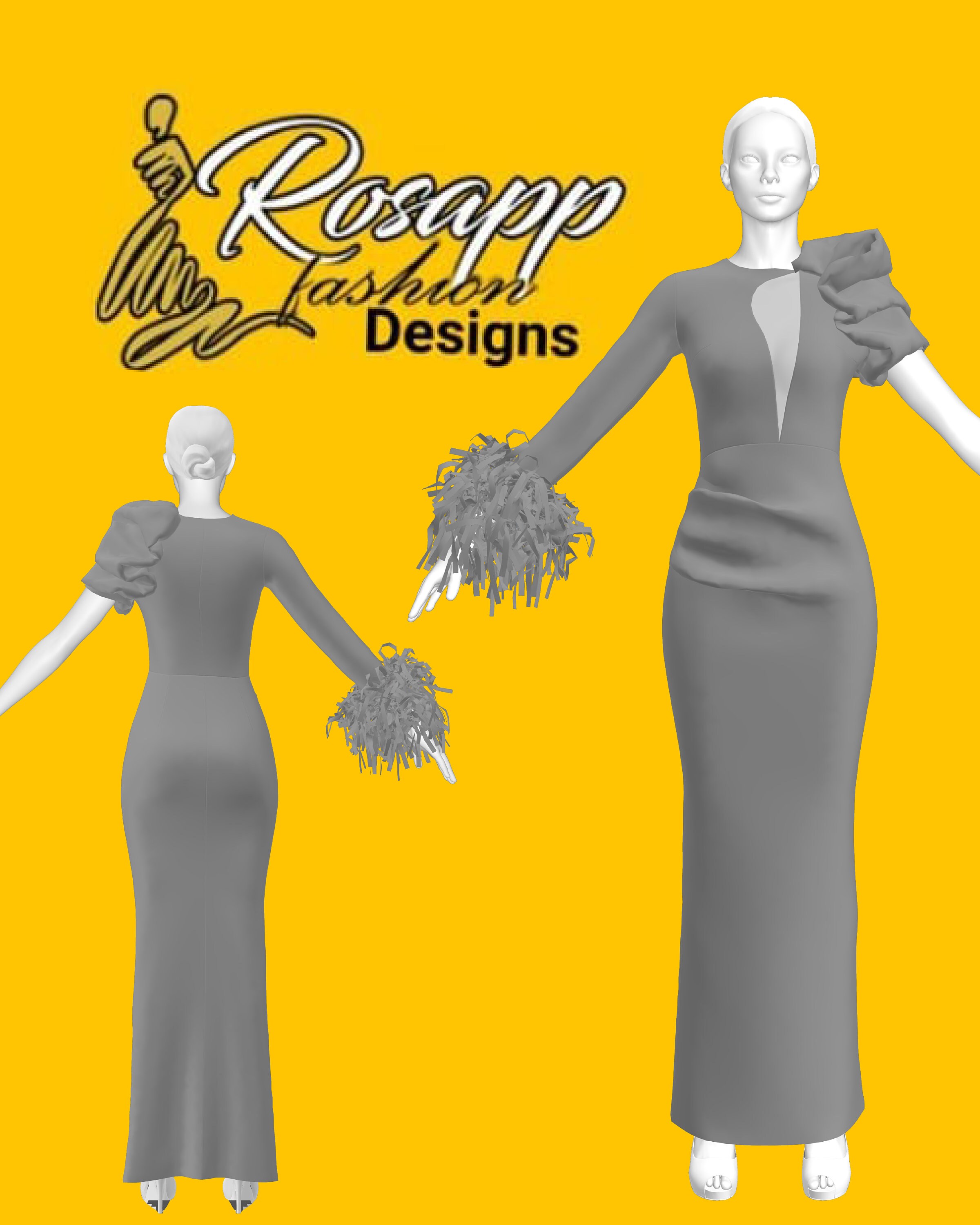 Ann Sewing Pattern for Women Dress/deep V-neckline/ Pencil Dress/ Maxi ...