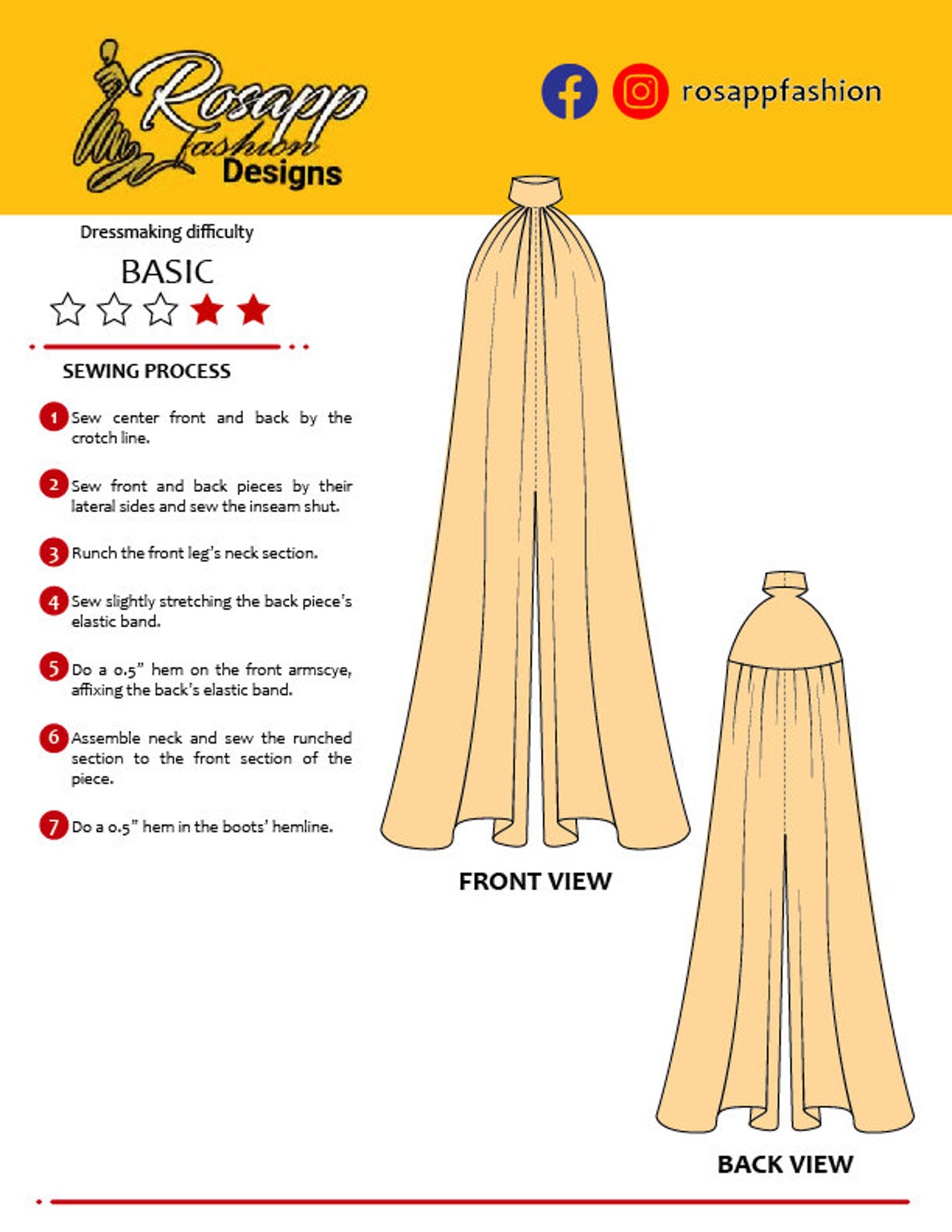 Fun Jumpsuit Sewing Pattern for Women Dress/halter Neckline/back Open ...