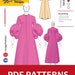 Gorgeous Sewing Pattern for Women Dress/above Knee /flounce Sleeve ...