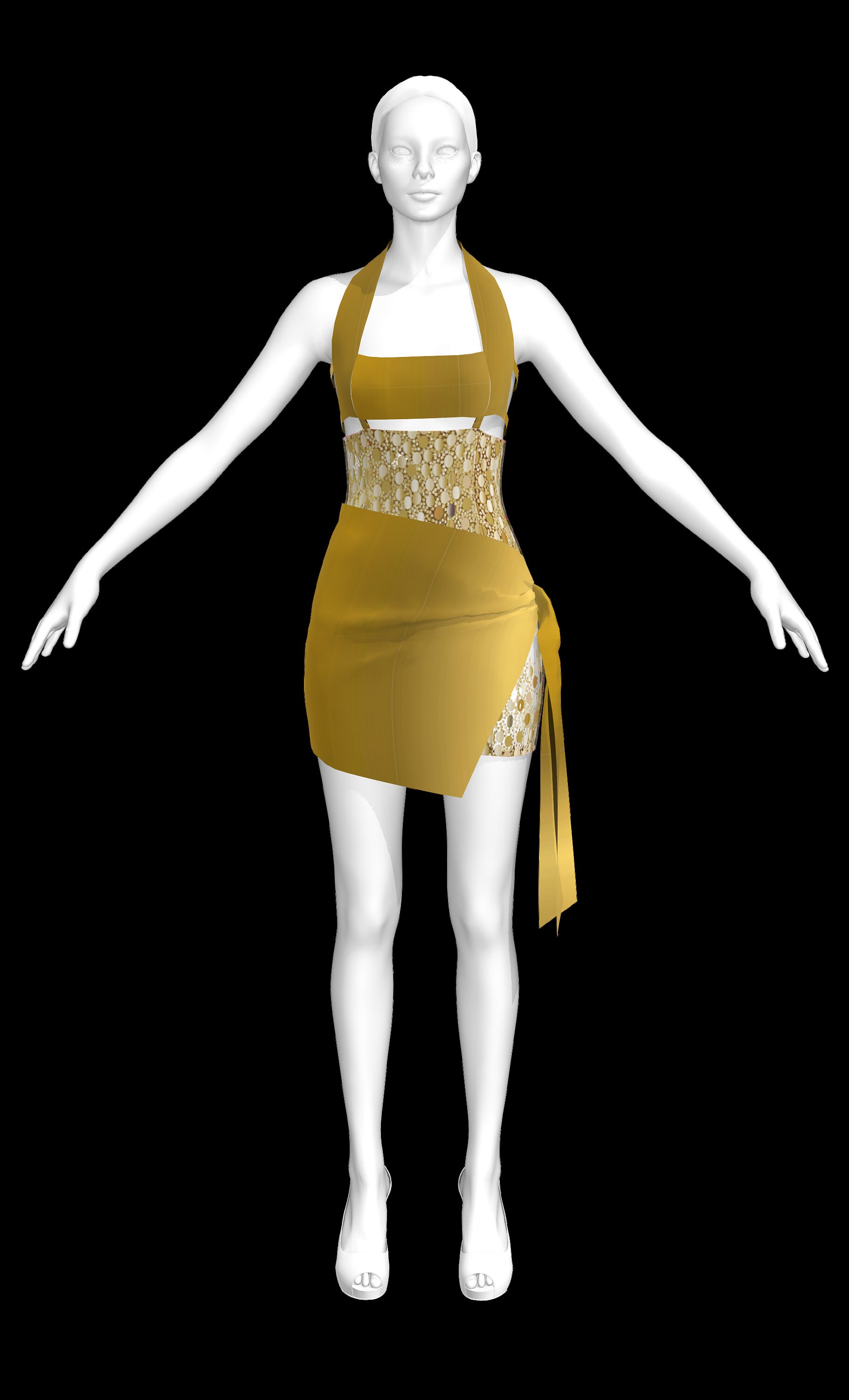 Favor PDF Digital Sewing Pattern for Women Dress / Halter Neck ...