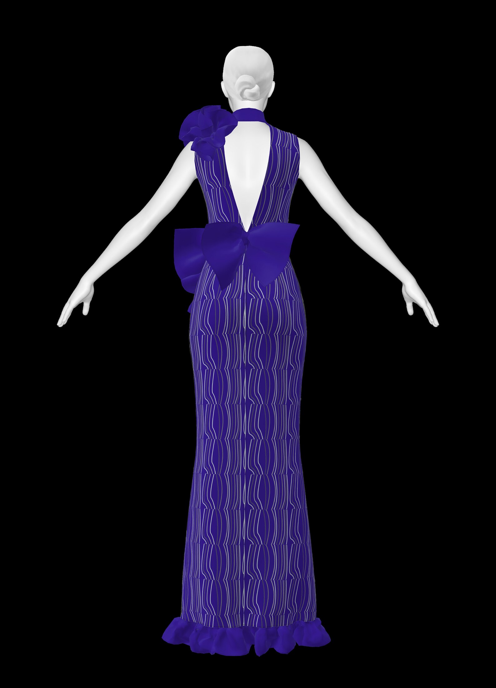 Simplicity Mermaid Sewing Dress for Women/sleeveless/v-neckline/floor ...