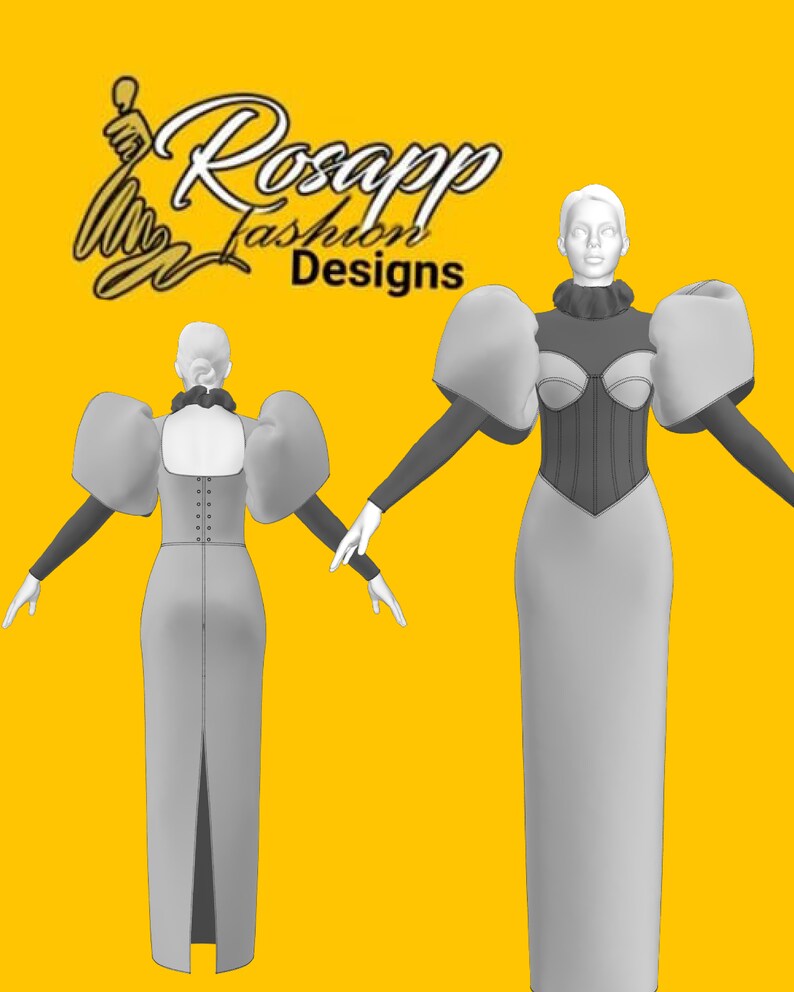 Splendid Bustier Bodice With Two Bra Bones Sewing Pattern for Women ...