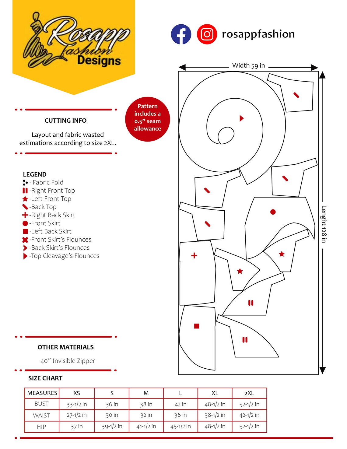 Tyler Flounces High Low Sewing Pattern/off Shoulder/s-2xl/instant ...