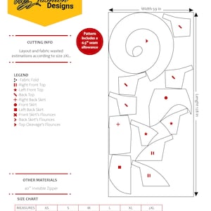 Tyler Flounces High Low Sewing Pattern/off Shoulder/s-2xl/instant ...