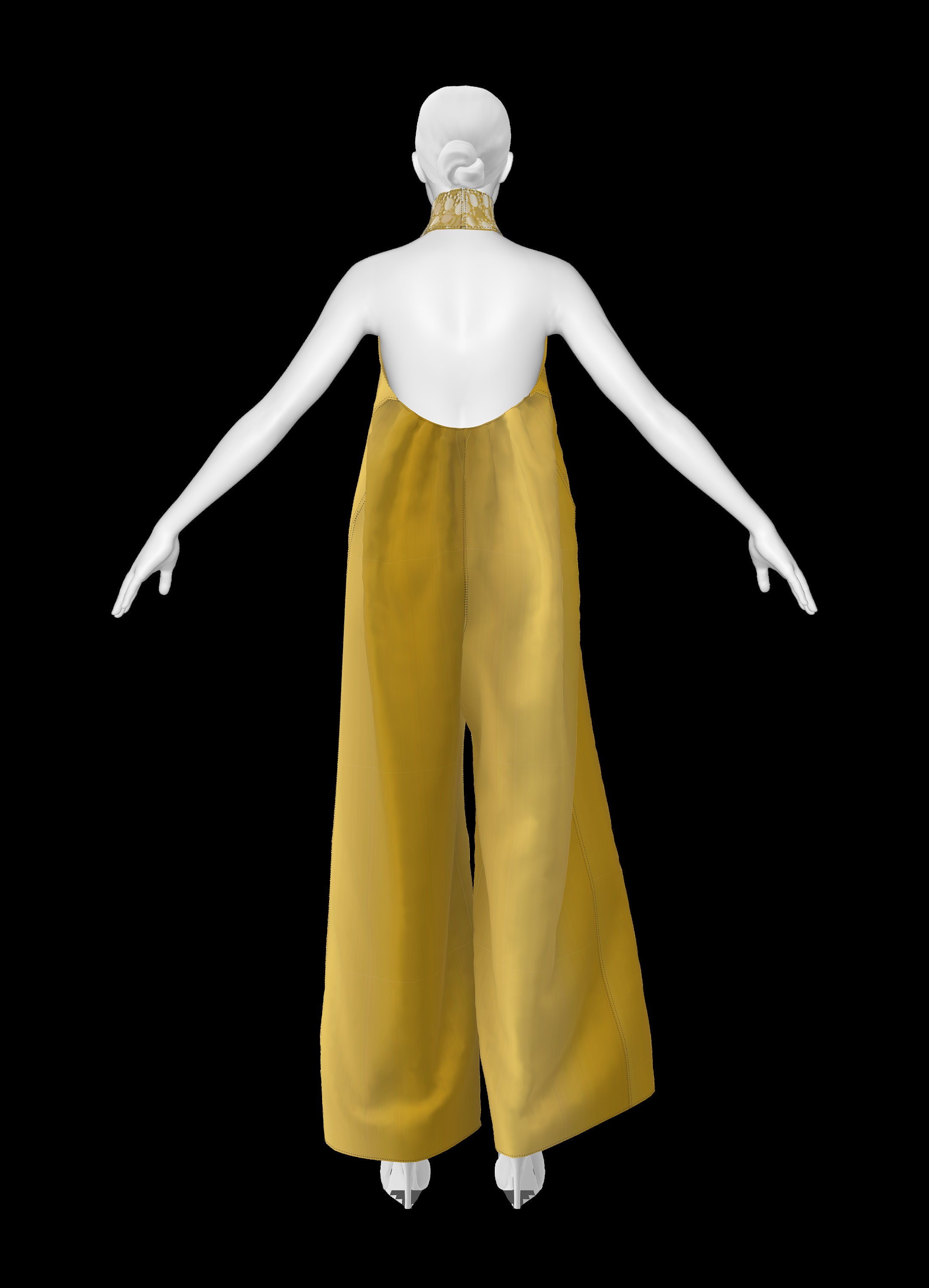 Fun Jumpsuit Sewing Pattern for Women Dress/halter Neckline/back Open ...