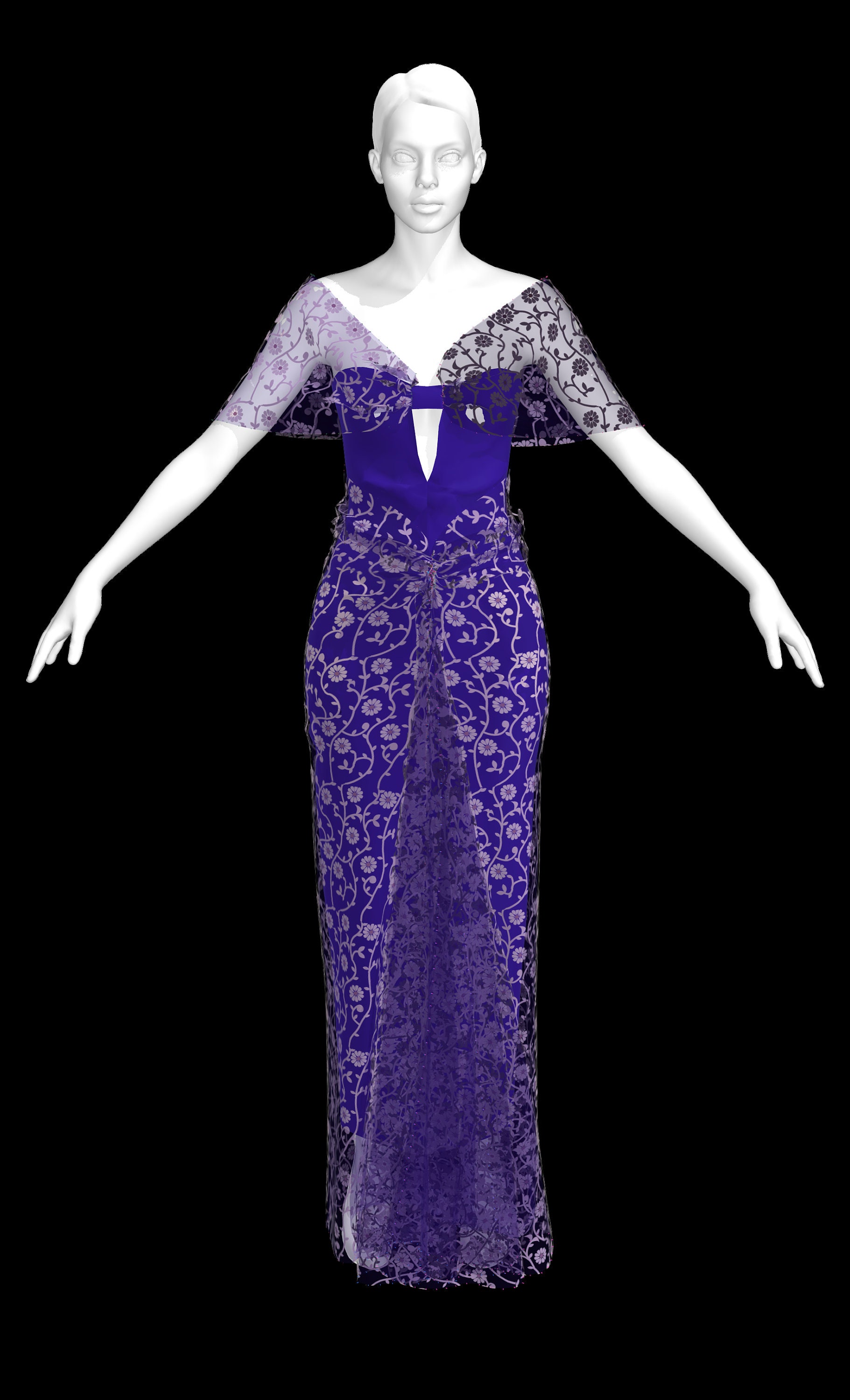 Comfort Sewing Pattern for Women Dress/pdf Digital/off Shoulder/floor ...