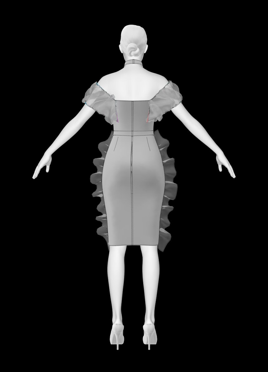 Charm Sewing Pattern for Women Dress/pdf Easy Digital Instant Download ...