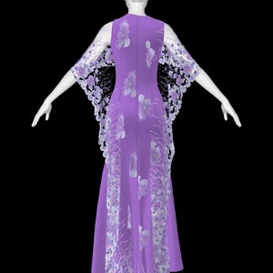 Long Cape Back Sewing Pattern for Women /floor Length / Neckline Round ...