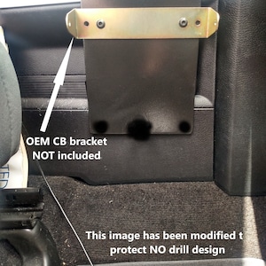 RAM, Chevy, & Ford Truck Console CB Radio Mount - No Drill Install - Etsy