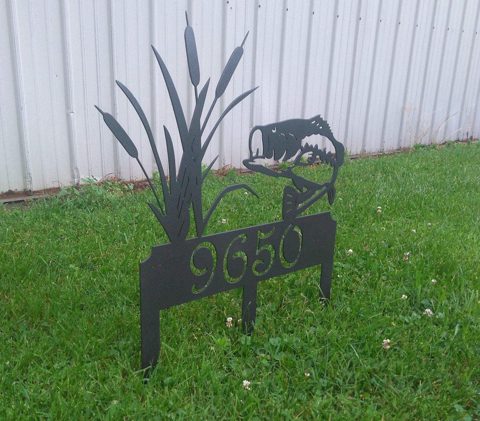 Bass Address Sign Lake Address Sign Cabin Address Sign House | Etsy