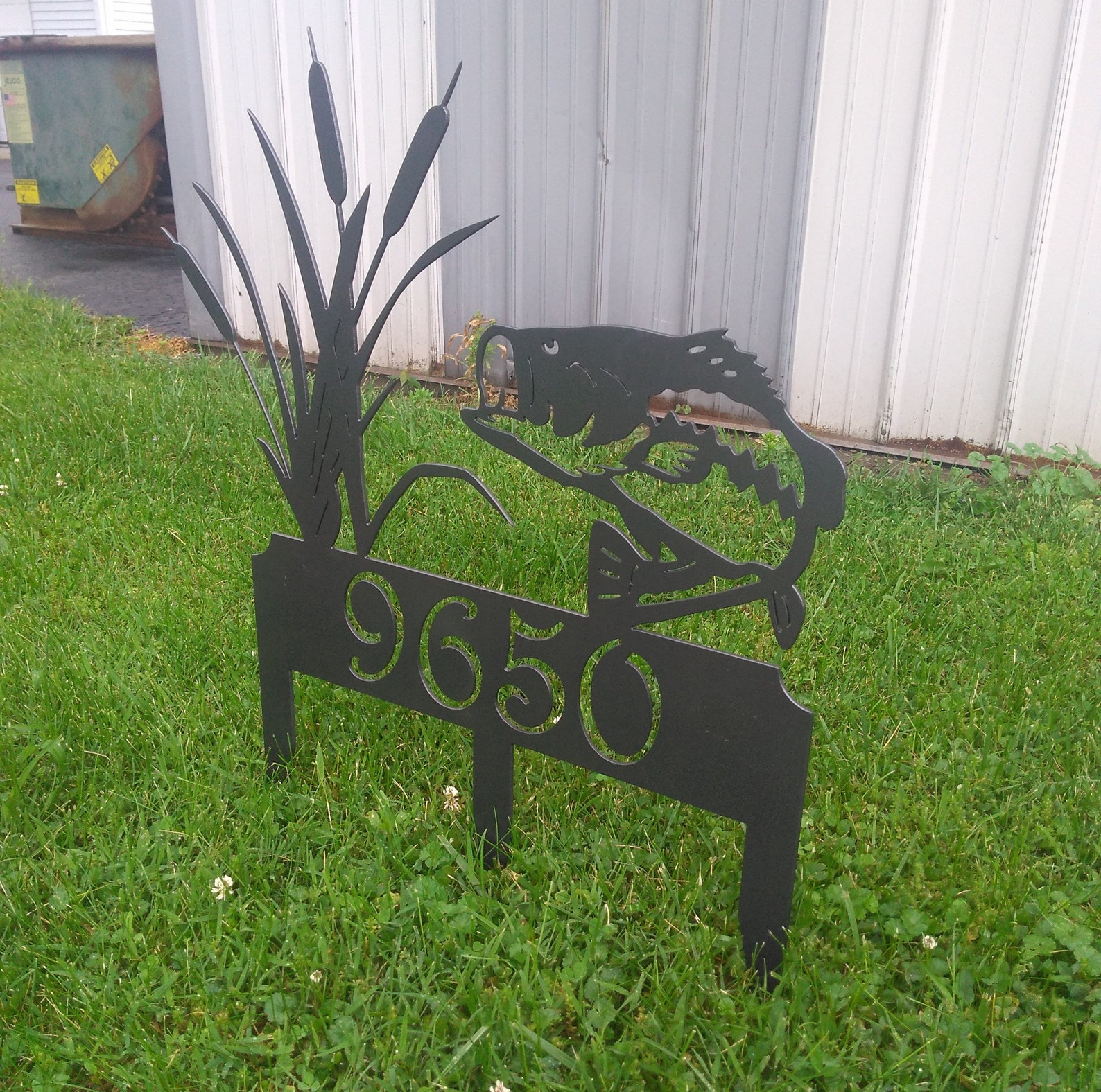 Bass Address Sign Lake Address Sign Cabin Address Sign House - Etsy