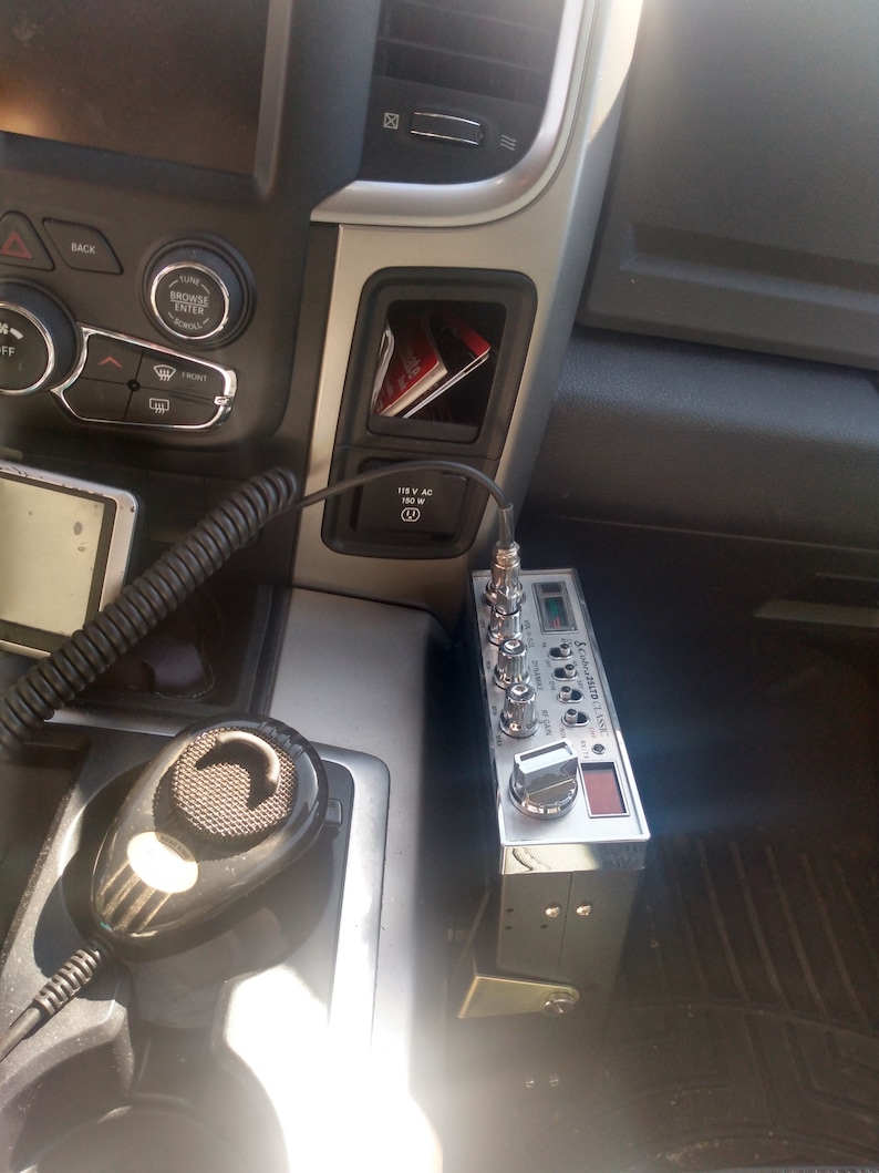 RAM, Chevy, & Ford Truck Console CB Radio Mount - No Drill Install - Etsy