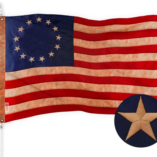 Tea Stained Flag - Etsy