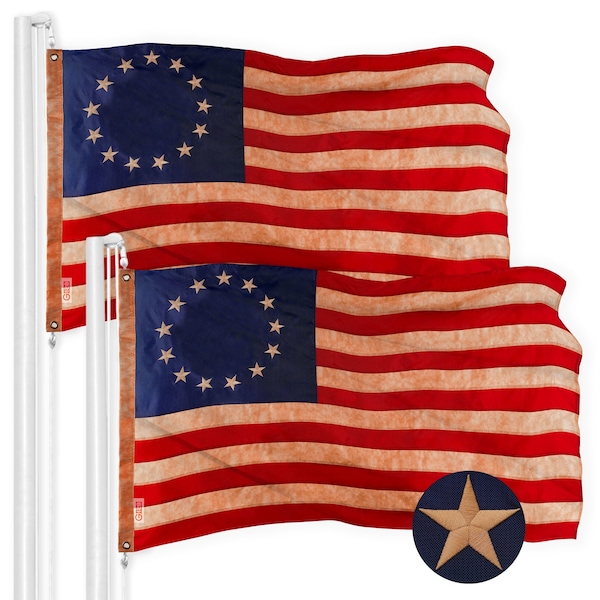 Tea Stained Flag - Etsy