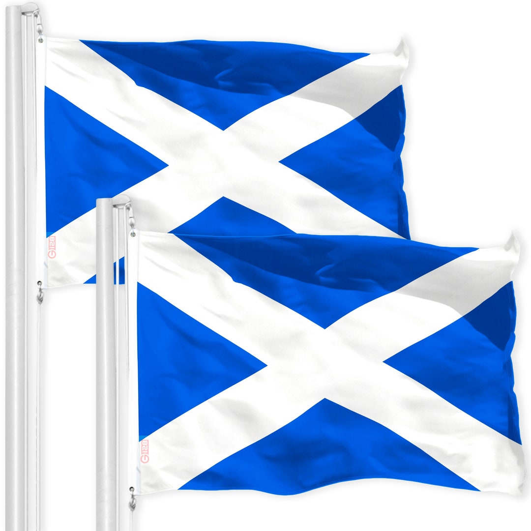 Scotland Scottish Flag 3x5ft 2-pack 150D Printed Polyester by G128 - Etsy