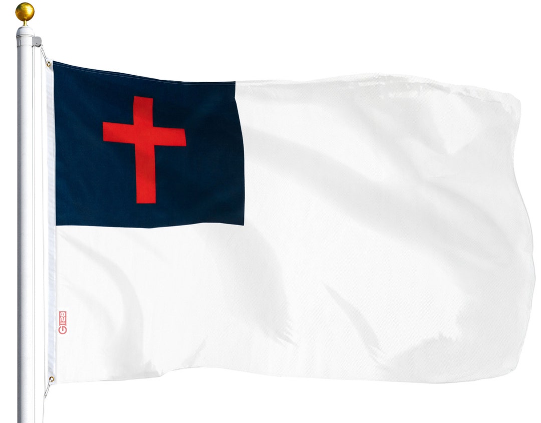 Christian Religious Cross Flag 75D Printed Polyester 3x5 Ft - Etsy