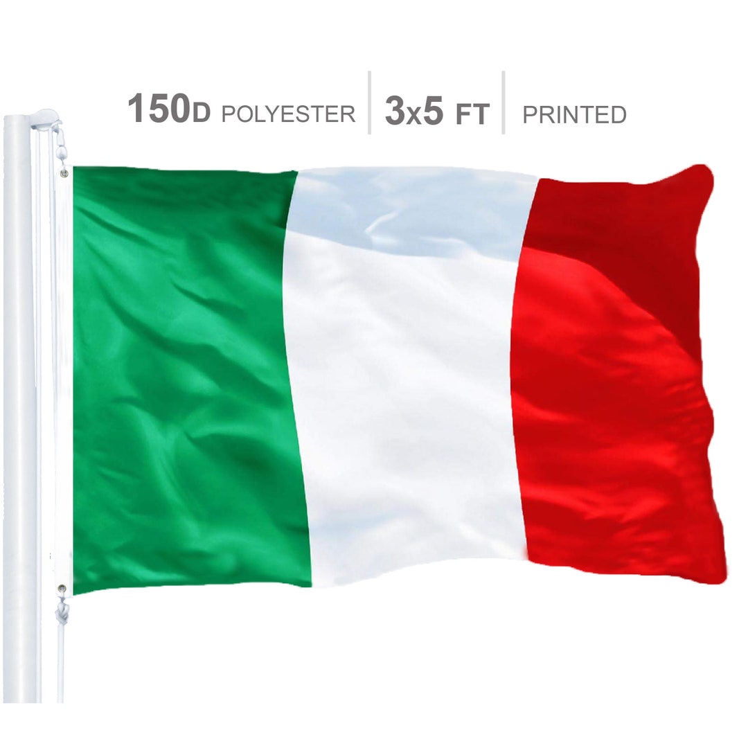 Italy italian Flag 150D Printed Polyester 3x5 Ft - Etsy