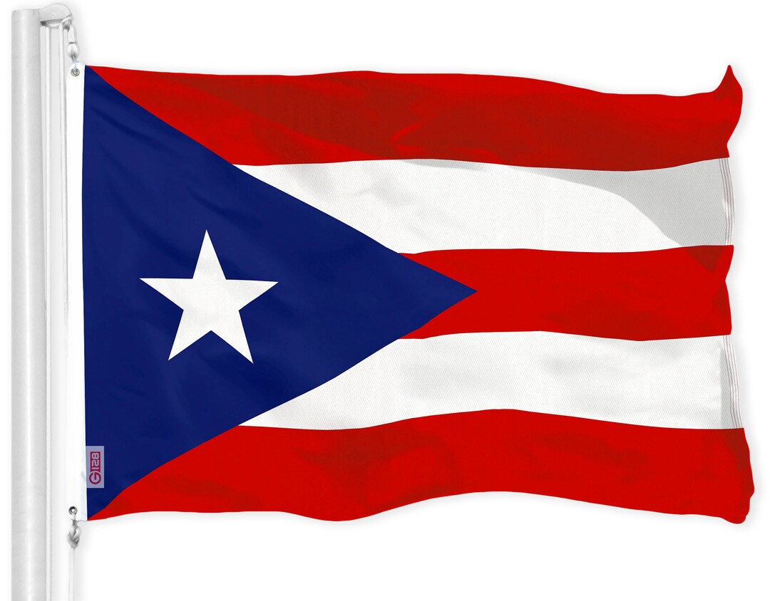 Puerto Rico (puerto Rican) Flag 150D Printed Polyester 3x5 Ft - Etsy