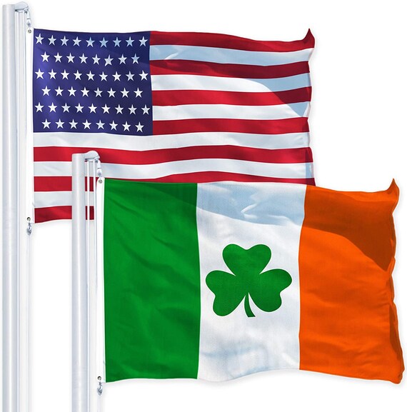 Irish Flag Blue With Stars
