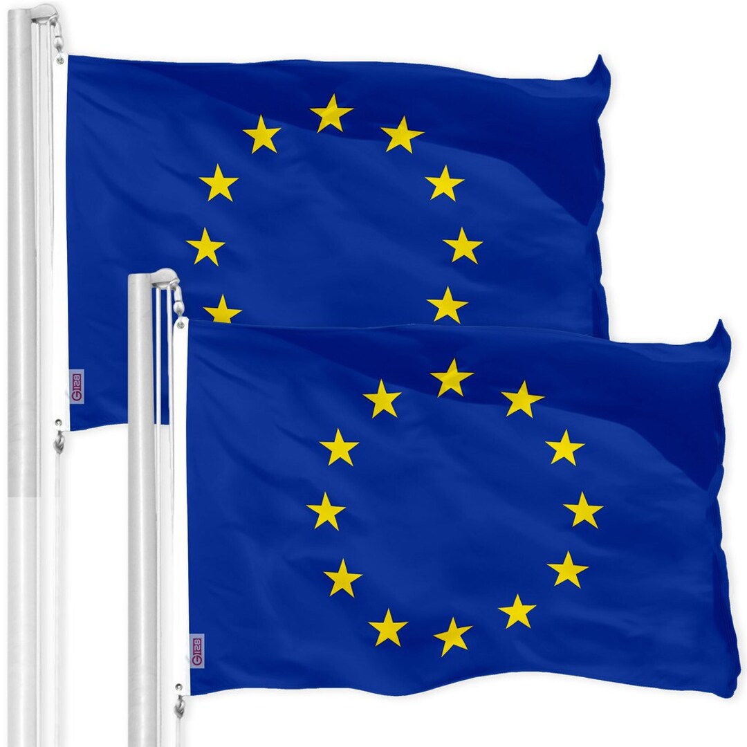 G128 2 Pack: European Union Flag | 3x5 Ft | Liteweave Pro Series ...