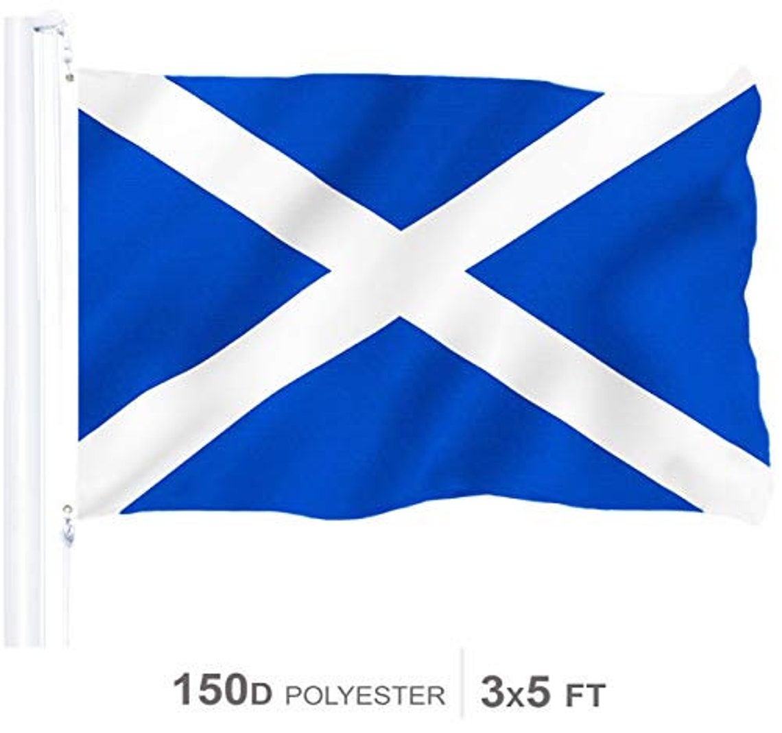 Scotland scottish Flag 150D Printed Polyester 3x5 Ft - Etsy