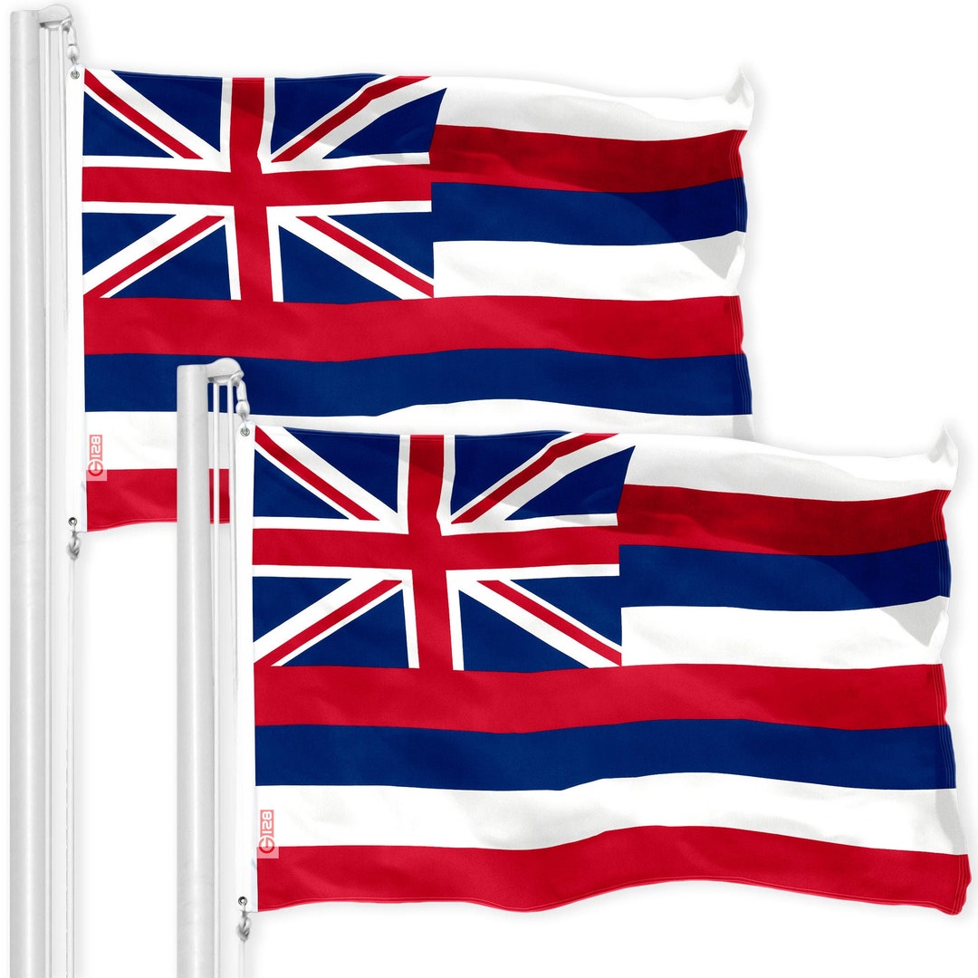 Hawaii HI State Flag 3x5ft 2-pack 150D Printed Polyester by G128 - Etsy