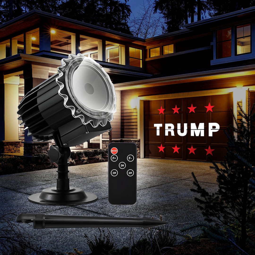 Trump Election LED Projector: Weather Resistant Outdoor Party Lights - Etsy