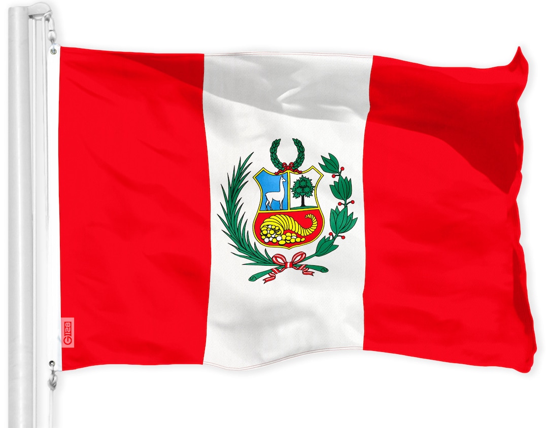 Peru (peruvian) Flag 150D Printed Polyester 3x5 Ft - Etsy
