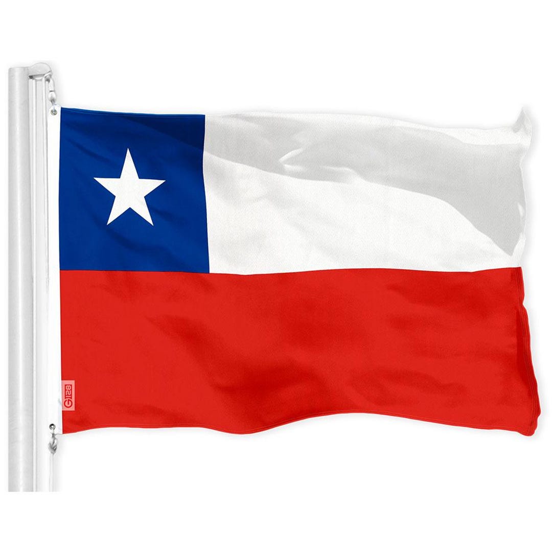 Chile (chilean) Flag 150D Printed Polyester 3x5 Ft - Etsy