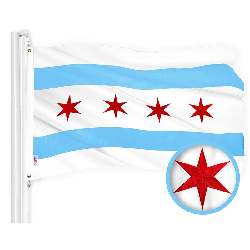 Chicago Flag - Etsy