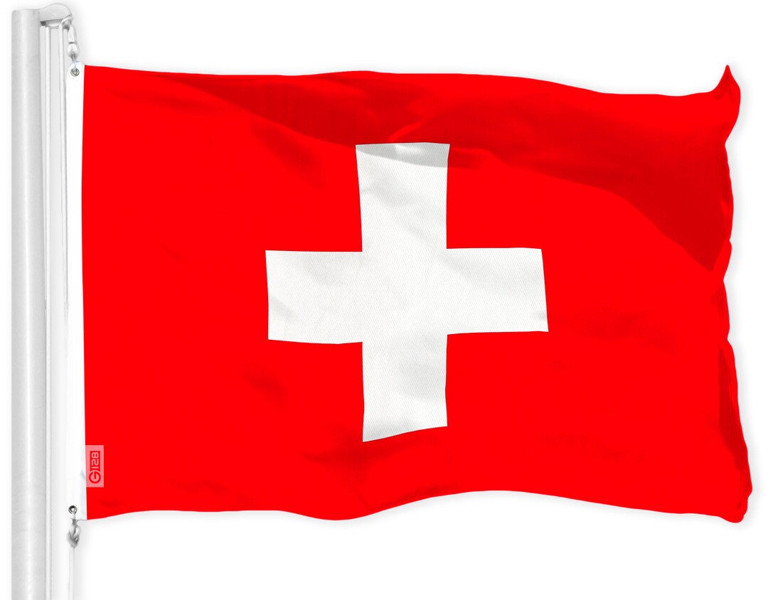 Switzerland swiss Flag 150D Printed Polyester 3x5 Ft - Etsy