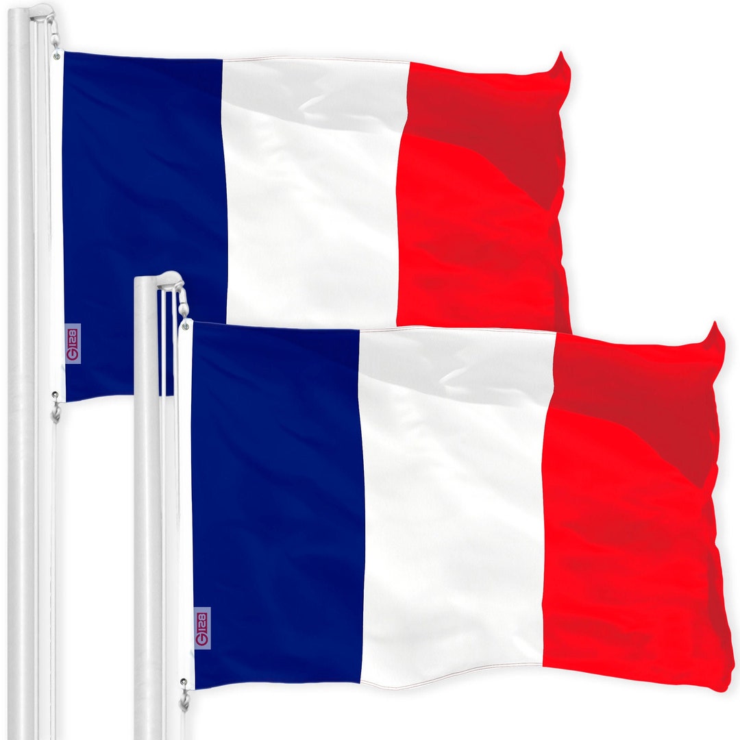 France French Flag 3x5ft 2-pack 150D Printed Polyester by G128 - Etsy