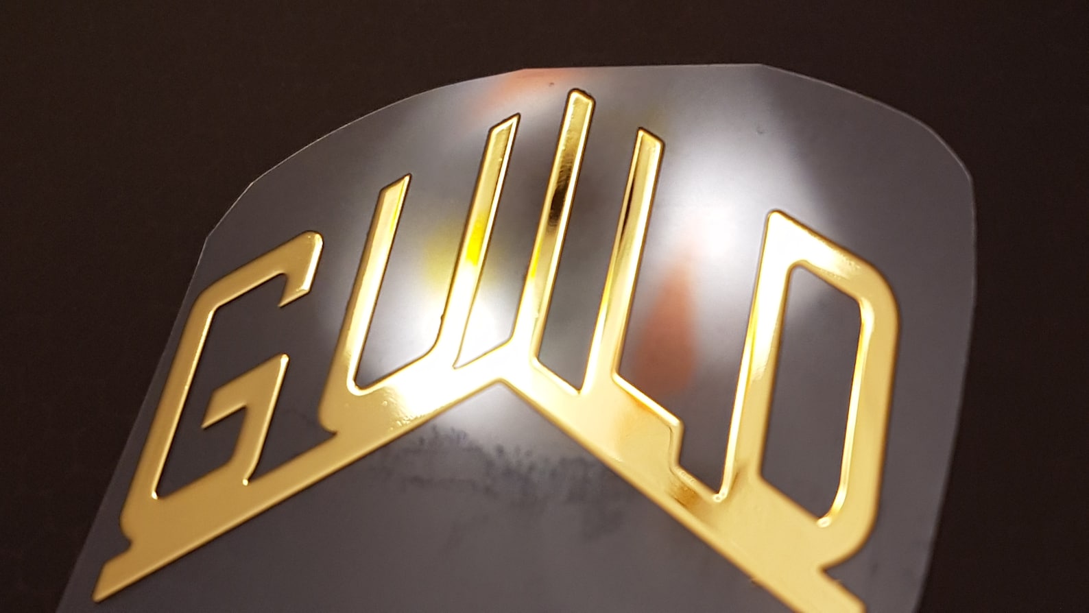 Guild Guitar Headstock logo decal Neck METAL Sticker premium | Etsy