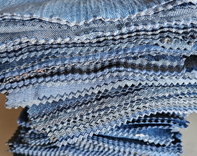 Denim Squares - 50 Count Pre-cut Denim Squares - 3.5" Denim - Quilt ...
