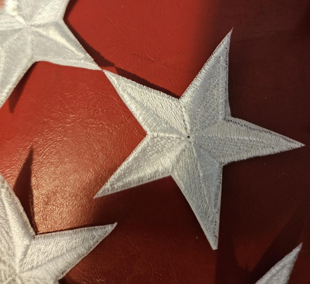 Quilts of Valor - White Embroidered Stars for Applique. 10 Pack - Etsy