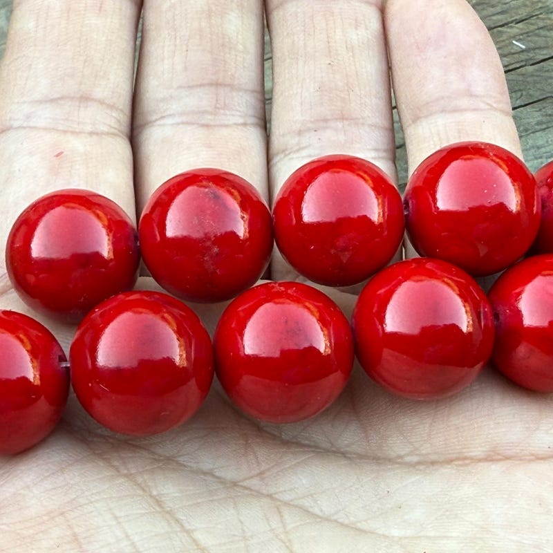Red Gemstone - Etsy