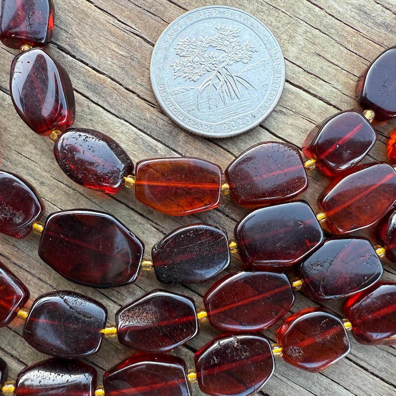 Amber Beads - Etsy