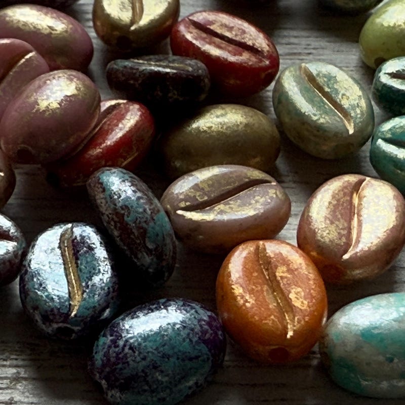 Coffee Bean Beads - Etsy