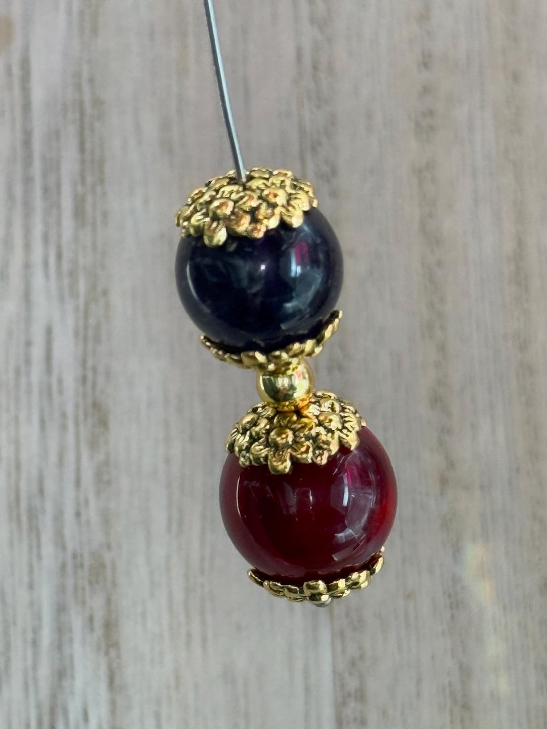 10 Antique Gold Metal Bead Caps, 11 Mm Tibetan Style Ring of Flowers ...