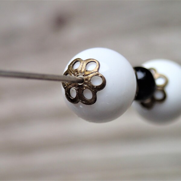 Bronze Bead Caps - Etsy