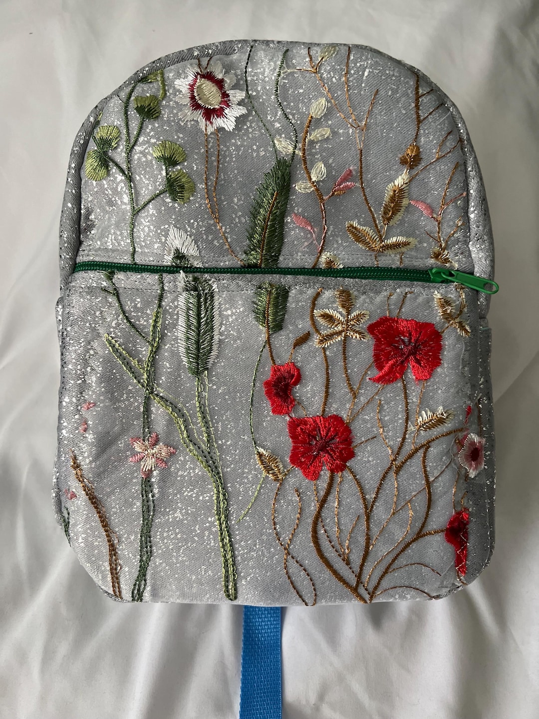 Flowers and Vines Small Backpack. Machine Washable and Handmade. - Etsy