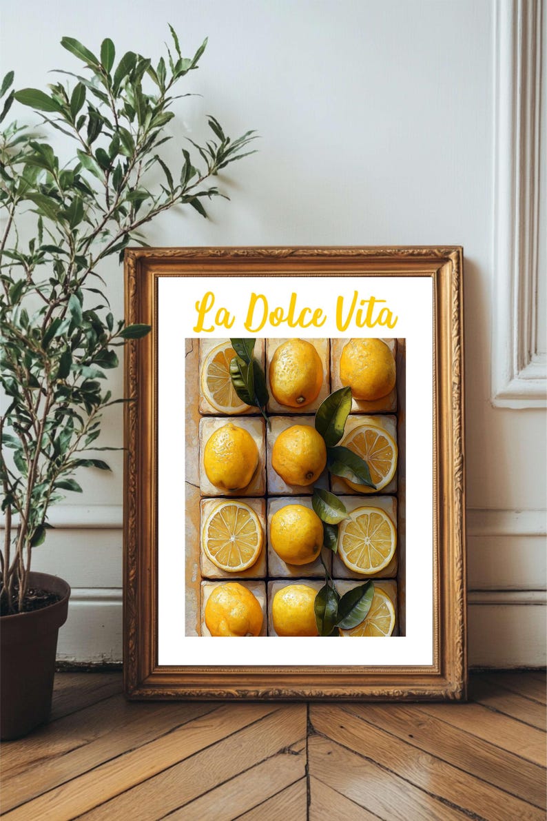 2 Set Italy, Tuscany Mediterranean Lemon – Toscana Lemon Vibe ...