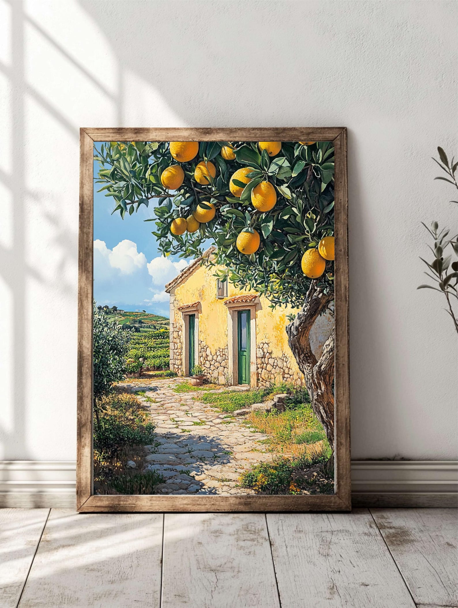 2 Set Italy, Tuscany Mediterranean Lemon – Toscana Lemon Vibe ...