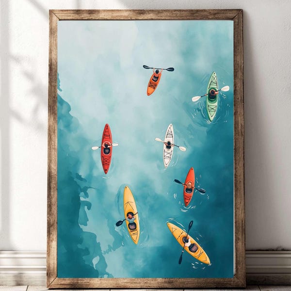 Colorful Canoes - Etsy UK